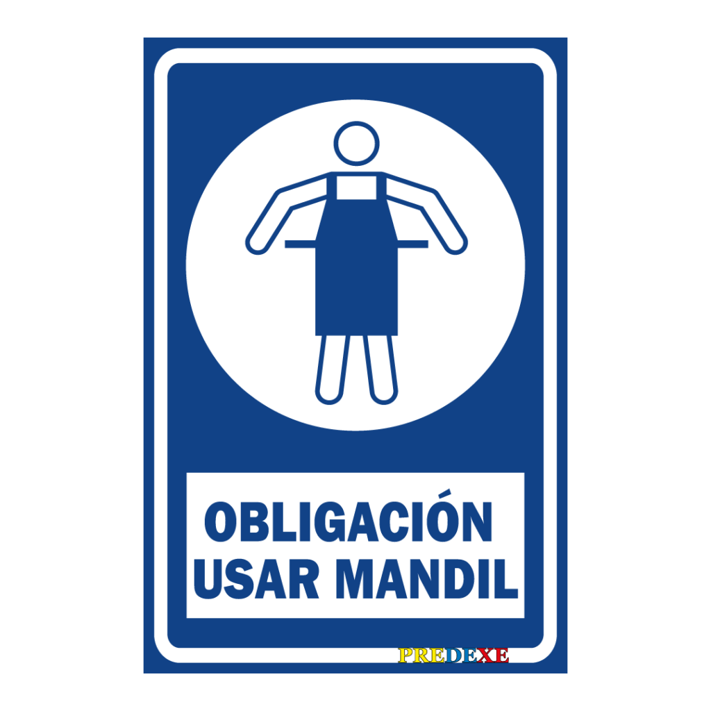 Obligación Usar Mandil – Extintores Camein